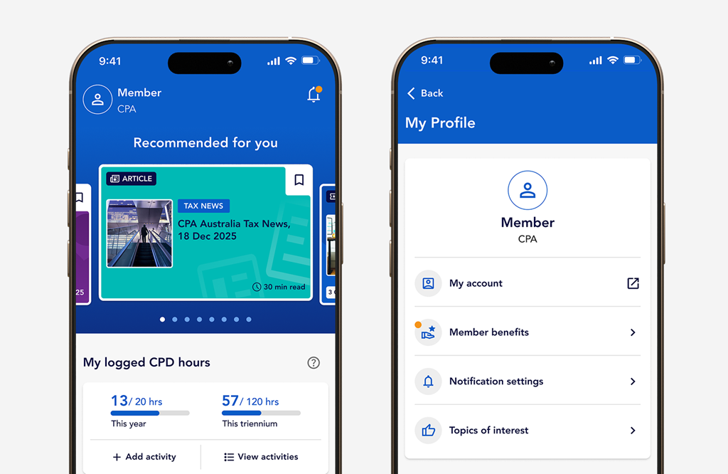 CPA Australia mobile app | CPA Australia