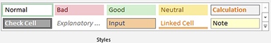 How to use consistent Styles in Excel | INTHEBLACK