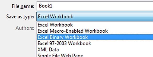 Binary files the key to smaller Excel files | INTHEBLACK