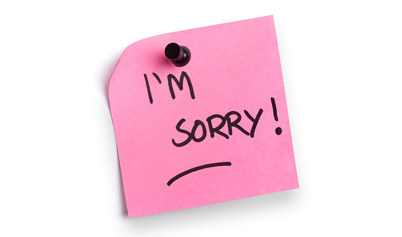 Apologise like a leader: how to say 'I'm sorry' | INTHEBLACK