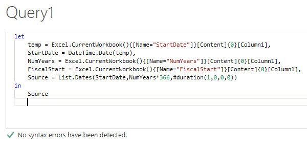 Excel tips: how to use Power Query date tables | INTHEBLACK