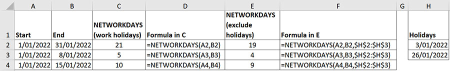 Excel tips: how to work with dates and days | INTHEBLACK