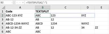 Excel tips: new text functions for Excel | INTHEBLACK