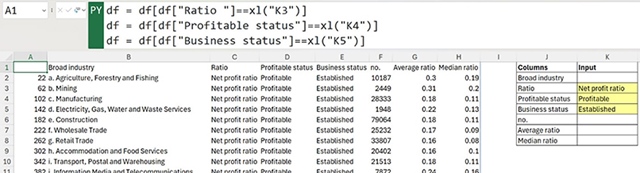 Excel Tips: Python in Excel — part 3 | INTHEBLACK